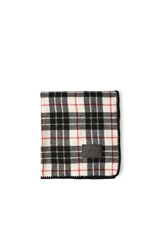 Beymen Hediye Siyah Beyaz Ekoseli Battaniye