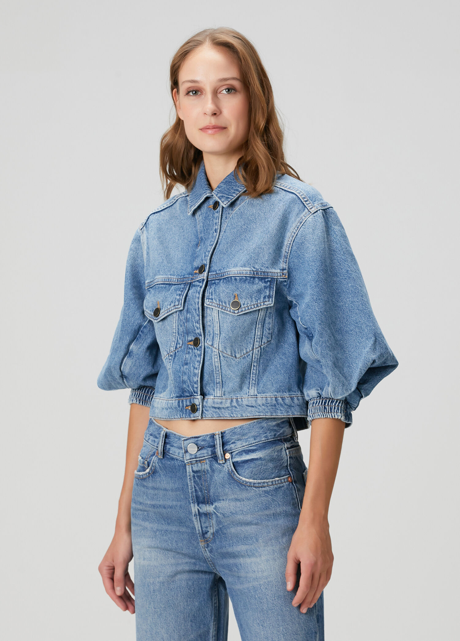 AllSaints - Luca Blue Denim Jacket