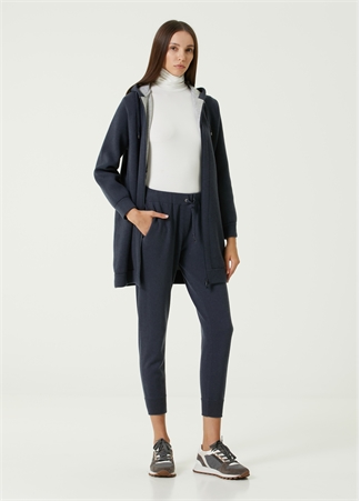 Brunello Cucinelli Kadın Lacivert Cep Detaylı Yün Eşofman Altı L EU Brunello Cucinelli Kadın Lacivert Cep Detaylı Yün Eşofman Altı L EU