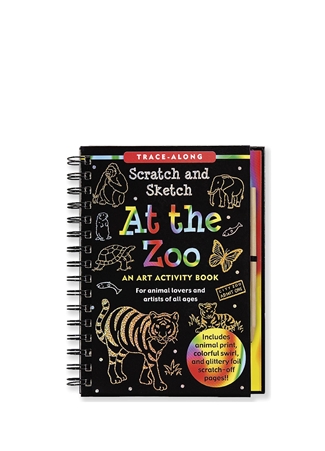 Peter Pauper Press Çocuk Scratch And Sketch At the Zoo Etkinlik Kitabı EU Peter Pauper Press Çocuk Scratch And Sketch At the Zoo Etkinlik Kitabı EU