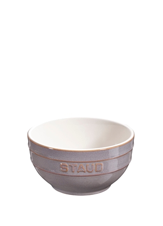 Staub Antik Gri Logolu Seramik Kase Staub Antik Gri Logolu Seramik Kase