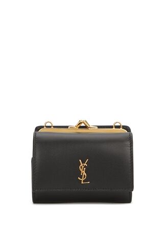 Kadın Rider Siyah Logolu Deri Çanta 85 EU