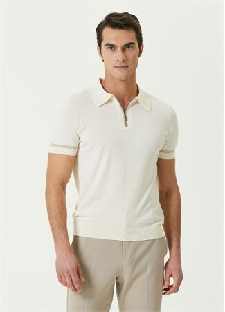 Pal Zileri Erkek Polo Yaka Beyaz 50 It