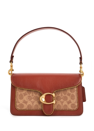 Coach Kadın Tabby Taba Deri Omuz Çantası Turuncu EU Coach Kadın Tabby Taba Deri Omuz Çantası Turuncu EU