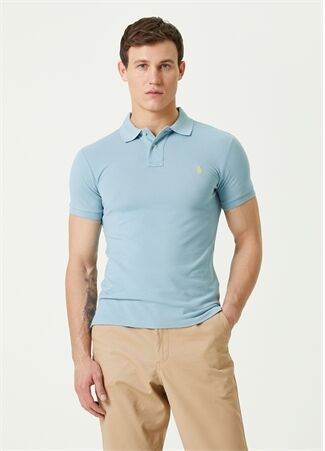 Polo Ralph Lauren Erkek Mavi Yaka T-shirt S EU