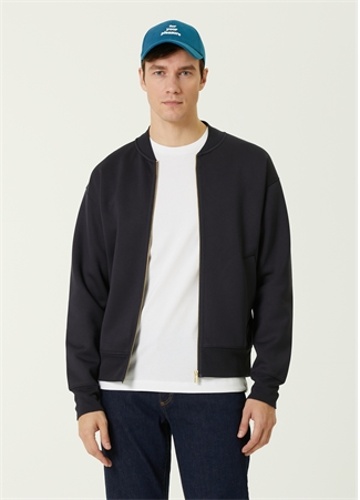 Scotch & Soda Erkek Lacivert Dik Yaka Sweatshirt S EU Scotch & Soda Erkek Lacivert Dik Yaka Sweatshirt S EU