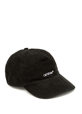 Off-White Erkek Siyah Logo Detaylı Şapka EU Off-White Erkek Siyah Logo Detaylı Şapka EU