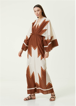Johanna Ortiz Kadın Kahverengi Sırt Detaylı Maksi Kaftan 0 Us Johanna Ortiz Kadın Kahverengi Sırt Detaylı Maksi Kaftan 0 Us