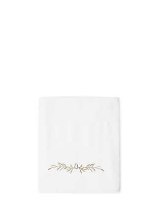 Beymen Home Beyaz Nakışlı 90x150 cm Havlu Beymen Home Beyaz Nakışlı 90x150 cm Havlu