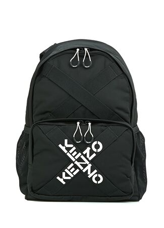 Kenzo Kadın Siyah Logolu Sırt Çantası EU