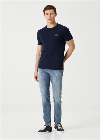 Dolce&Gabbana Erkek Mavi Stretch Skinny Jean Pantolon 44 IT Dolce&Gabbana Erkek Mavi Stretch Skinny Jean Pantolon 44 IT