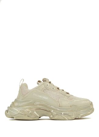 Balenciaga Kadın Triple S Bej Sneaker 36 EU