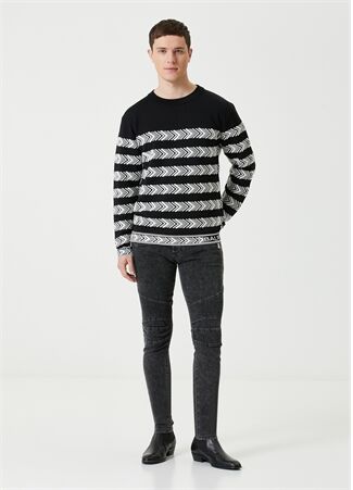 Balmain Erkek Slim Fit Siyah Jean Pantolon 3 US