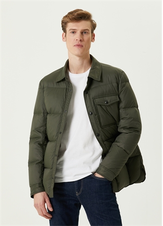 Beymen Collection Erkek Haki Puff Dış Gömlek S IT Beymen Collection Erkek Haki Puff Dış Gömlek S IT
