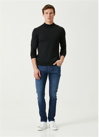 Isaia Erkek Lacivert Jean Pantolon 36 US