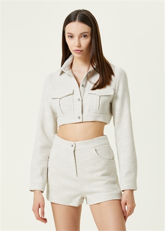 Nisse Kadın Kelsey Krem Crop Tweed Ceket Bej 34 Eu Nisse Kadın Kelsey Krem Crop Tweed Ceket Bej 34 Eu