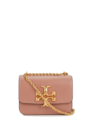 Tory Burch Kadın Pembe Logo Detaylı Deri Çanta EU Tory Burch Kadın Pembe Logo Detaylı Deri Çanta EU