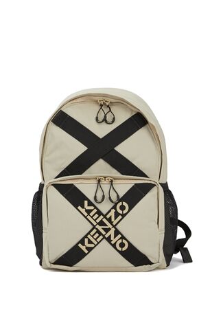 Kenzo Kadın Bej Logo Detaylı Sırt Çantası EU