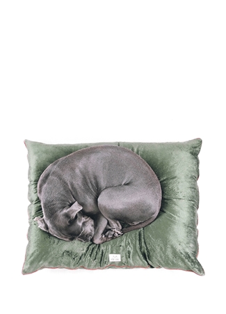 Mons Bons Velvet Haki Köpek Minderi M EU Mons Bons Velvet Haki Köpek Minderi M EU