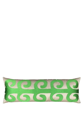 Atölye11 Hayat Ağacı Motifli 26x70 İpek Dekoratif Yastık Çok Renkli