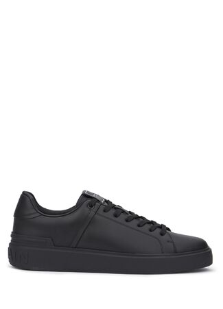 Balmain Erkek Siyah Deri Sneaker 40 EU