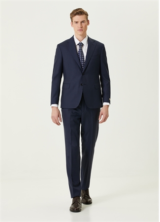 Beymen Collection Erkek Drop 4 Mavi Mikro Desenli Takım 46 It Beymen Collection Erkek Drop 4 Mavi Mikro Desenli Takım 46 It