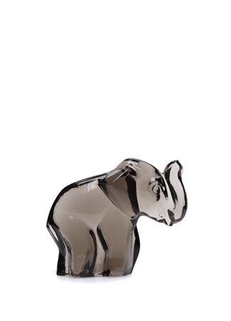 Moser Gri Fil Kristal Dekoratif Obje