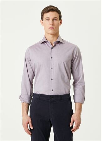 Pal Zileri Erkek Lila Gömlek Mor 42 IT