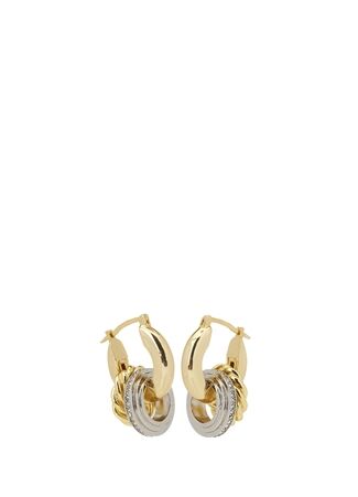 Beymen Club Kadın İç İçe Halkalı Küpe Altın Rengi EU