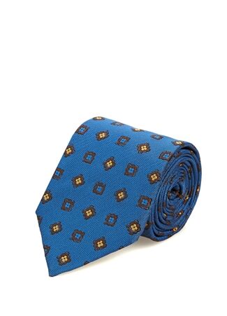 Fiorio Erkek Colorblocked Desenli İpek Kravat EU