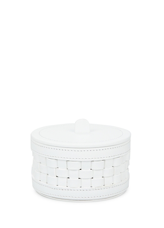 Beymen Home Marine Small Örgü Dokulu Deri Dekoratif Kutu Beyaz Beymen Home Marine Small Örgü Dokulu Deri Dekoratif Kutu Beyaz