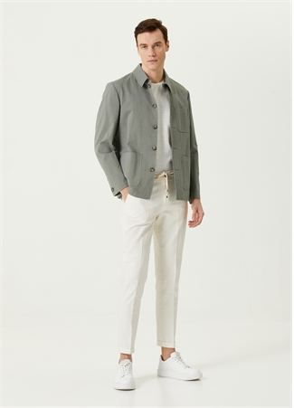 Network Erkek Jogger Fit Bej Pantolon 46 EU