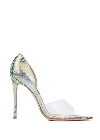 Gianvito Rossi Kadın Detaylı Desenli Sandalet Bej 36 EU