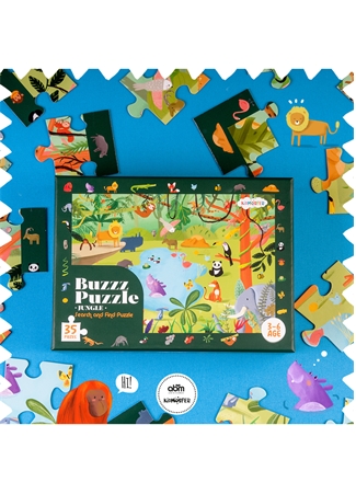 Kidmosfer Çocuk Ara Bul Orman Hayvanları 35 Parça Puzzle EU Kidmosfer Çocuk Ara Bul Orman Hayvanları 35 Parça Puzzle EU