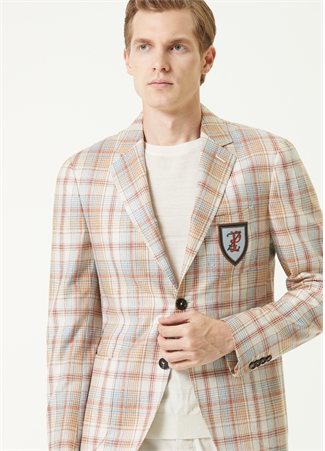 Pal Zileri Erkek Kelebek Yaka Ekoseli İpek Ceket Bordo 50 IT Pal Zileri Erkek Kelebek Yaka Ekoseli İpek Ceket Bordo 50 IT