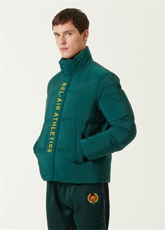 Bel-Air Erkek Yeşil Logo Detaylı Puff Mont M EU Bel-Air Erkek Yeşil Logo Detaylı Puff Mont M EU