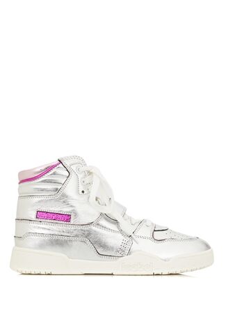 Isabel Marant Kadın Alsee Silver Deri Sneaker Gri 36 EU