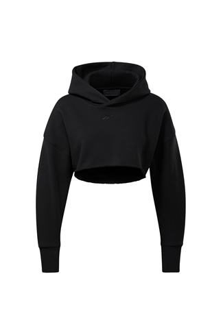Reebok Kadın X Cardi Siyah Kapüşonlu Crop Sweatshirt S EU Reebok Kadın X Cardi Siyah Kapüşonlu Crop Sweatshirt S EU