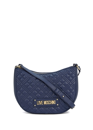 Love Moschino Kadın Lacivert Kapitoneli Omuz Çantası EU