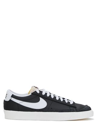 Nike Erkek Blazer Low 77 Vintage Beyaz Deri Sneaker Siyah 38.5 EU