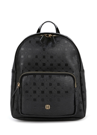 Beymen Kadın Siyah Logolu Sırt Çantası EU Beymen Kadın Siyah Logolu Sırt Çantası EU