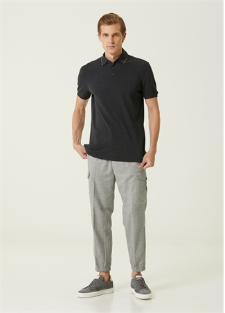 Brunello Cucinelli Erkek Gri Jogger Kargo Pantolon 50 IT Brunello Cucinelli Erkek Gri Jogger Kargo Pantolon 50 IT