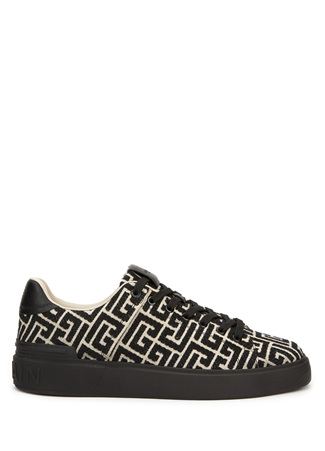 Balmain Erkek Siyah Beyaz Logo Jakarlı Sneaker 42 EU Balmain Erkek Siyah Beyaz Logo Jakarlı Sneaker 42 EU