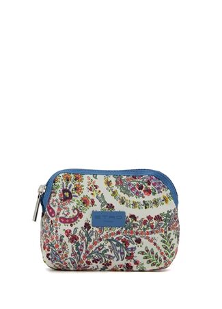 Etro Kadın Mavi Çiçekli Makyaj Çantası EU