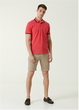 Beymen Club Erkek Slim Fit Bej Beli Kordonlu Monogram Logolu Şort 46 Beymen Club Erkek Slim Fit Bej Beli Kordonlu Monogram Logolu Şort 46
