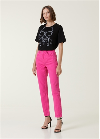 Academia Kadın Slim Fit Şeftali Jean Pantolon Pembe 42 Academia Kadın Slim Fit Şeftali Jean Pantolon Pembe 42