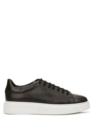 Beymen Collection Erkek Siyah Deri Sneaker 40