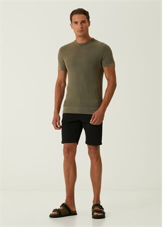 Beymen Club Erkek Siyah Normal Bel Bermuda 46 EU