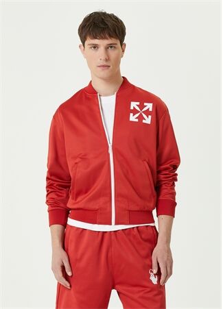 Off-white Erkek Sweatshirt Kırmızı S Eu