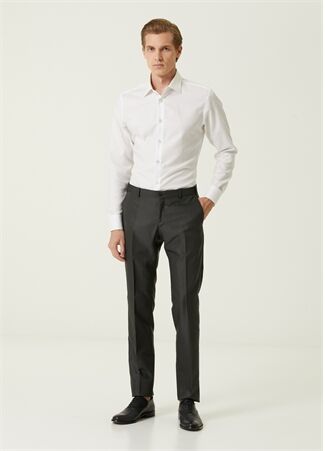 Palzileri Lab Erkek Koyu Gri Çizgili Pantolon 46 IT
